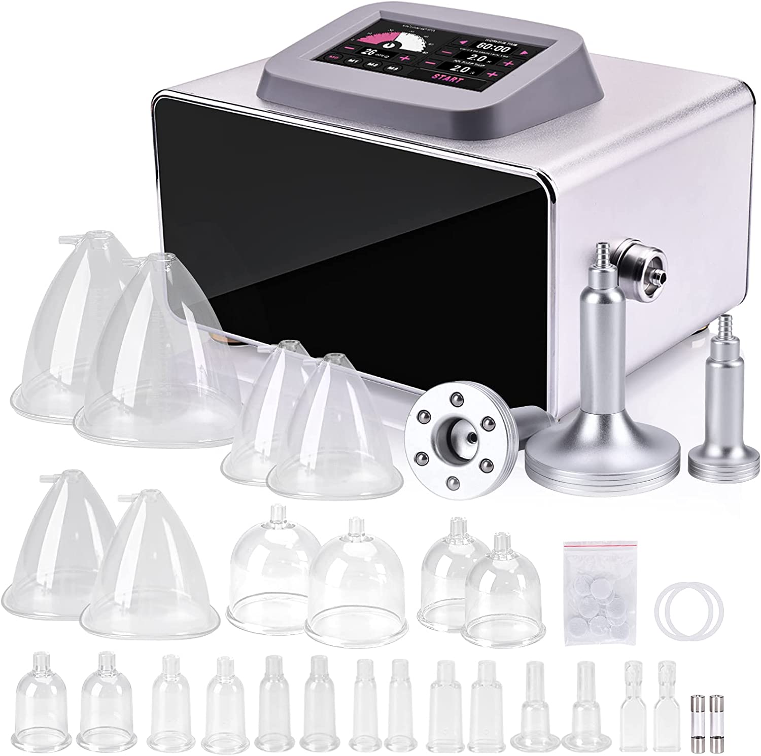 Rolelady - Touch Screen Vacuum Cupping Therapy Machine, Cups for Use i ...